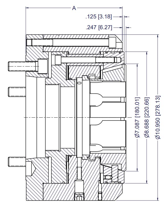 Model CB120-ND/A15, CB-ND Collet Chucks - Dead Length Design On ...