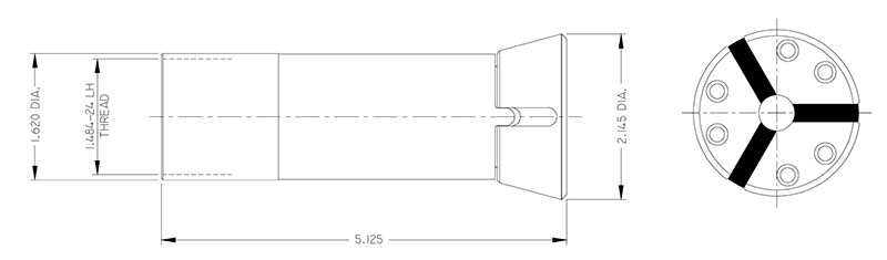 New Britain 1" Model 51 & 60 Quick Change Collets On MicroCentric Corp.
